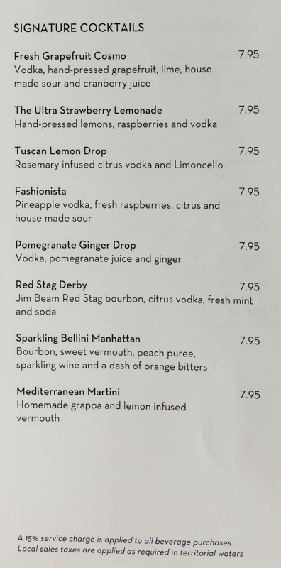 HAL NA Menus